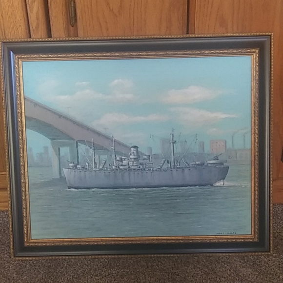 John F. Leonard | Art | Vintage John F Leonard Painting On Board | Poshmark